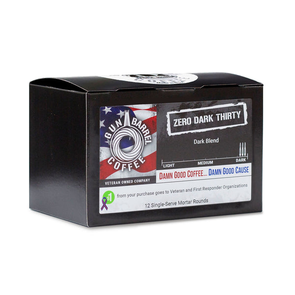 Zero Dark Thirty K-Cups (12ct) - Gun Barrel Coffee – My Store
